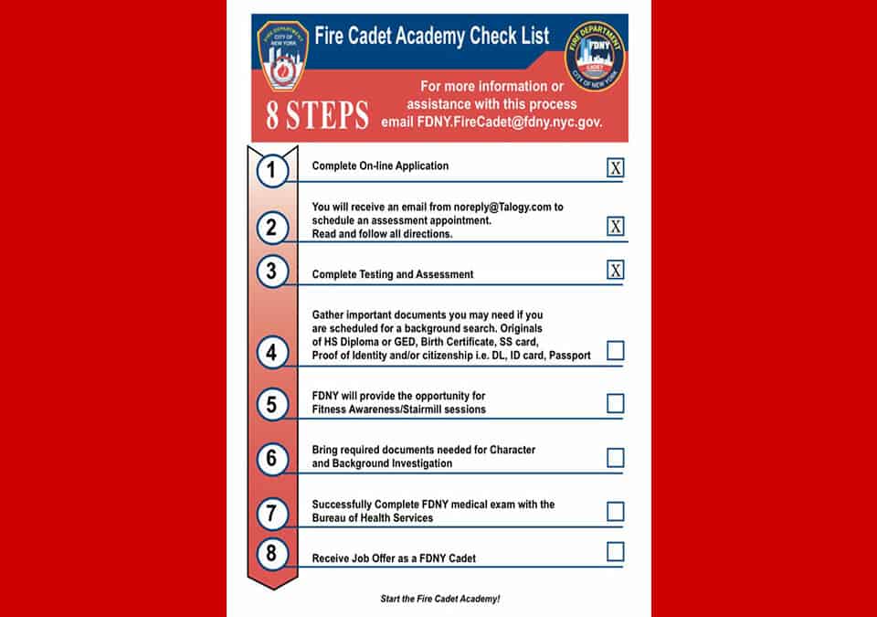 Learn The Eight Steps To Become A Fire Cadet JoinFDNY