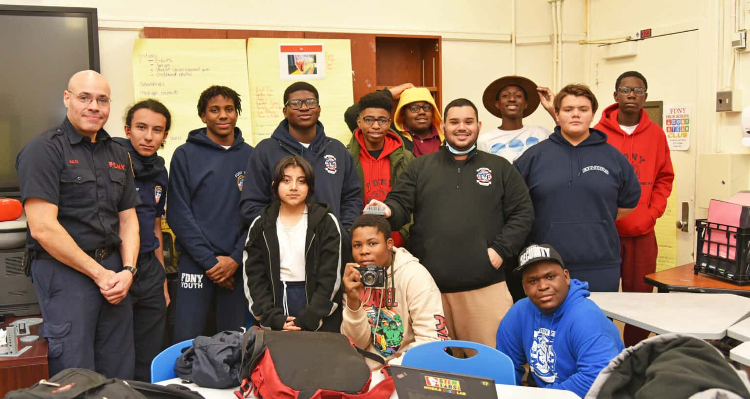 FDNY HS Students Learn Next Level Skills in New Robotics Club - JoinFDNY